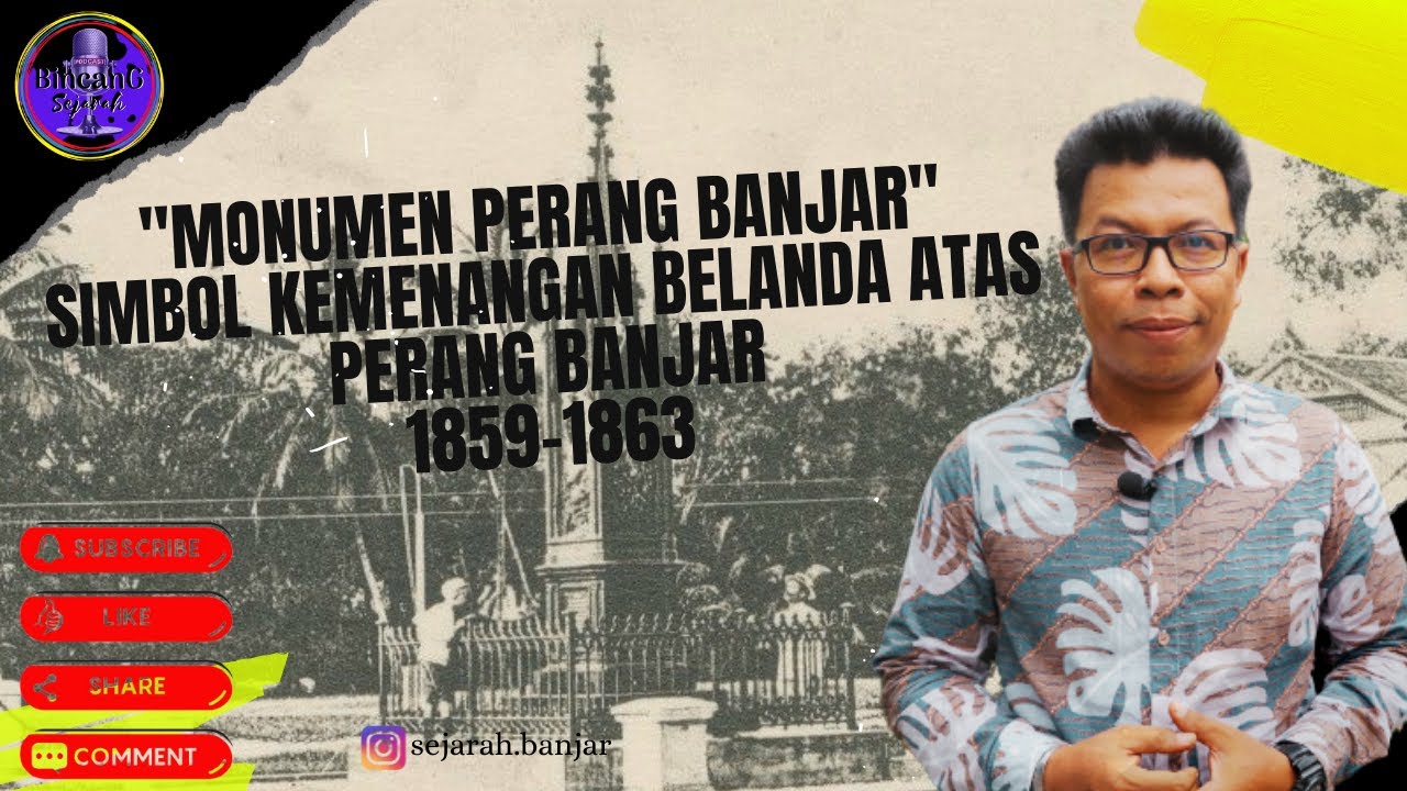 MONUMEN PERANG BANJAR 1859-1863 - YouTube