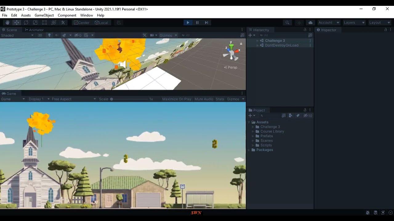 Unity Challenge 3 - Balloons, Bombs & Booleans Solution - YouTube