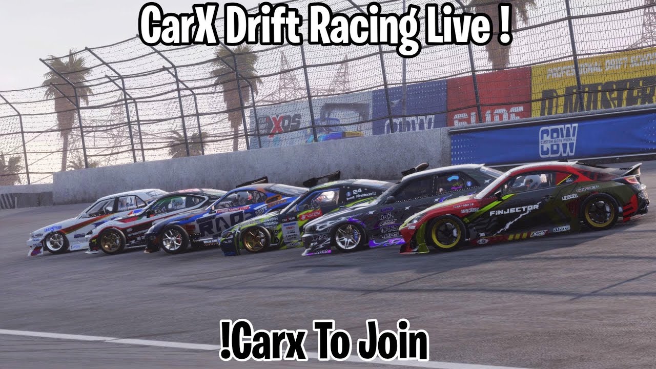 [Live] CarX Drift Racing|Drifting|Tandem|Grinding|Chilling|Slideshow ...