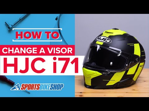 How to change a visor: HJC i71 motorcycle helmet