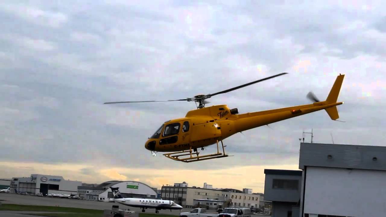 Talon Helicopter taking off @ YVR - YouTube
