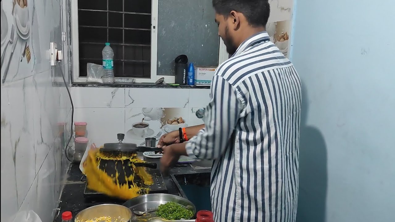 Cooker blast 🤯 while cooking | Making of khichdi at room for the first ...
