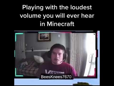 Minecraft with the loudest sound - YouTube