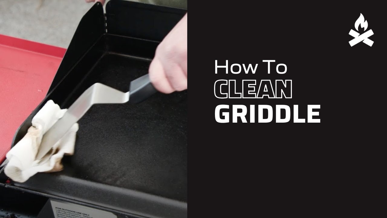 How to Clean a Griddle | Camp Chef Support - YouTube