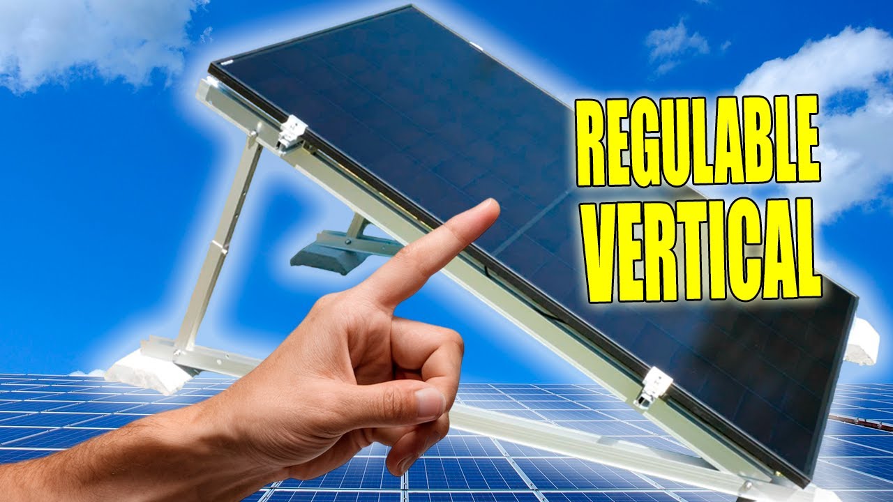 Panel en Vertical y Estructura Inclinada Regulable: Tutorial Paso a ...