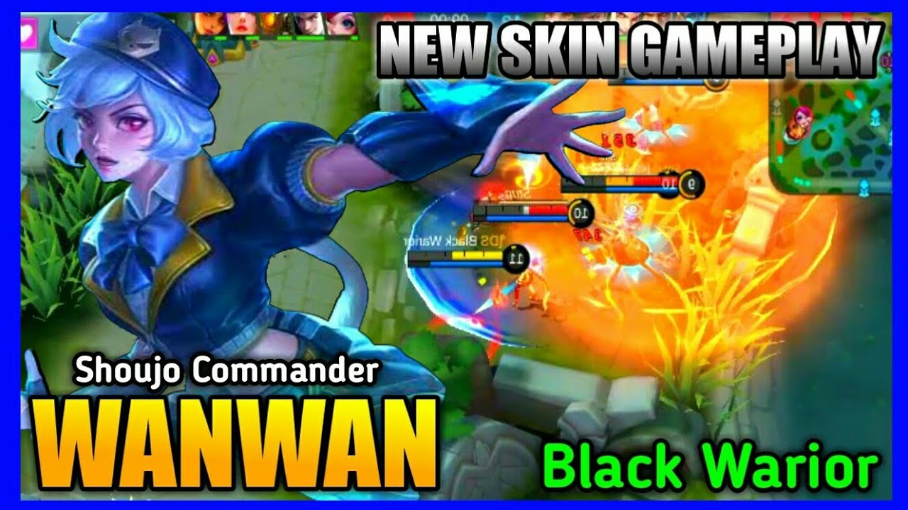 Wanwan's New Skin | Shoujo Commander [ Top Global ] Black Warior ...