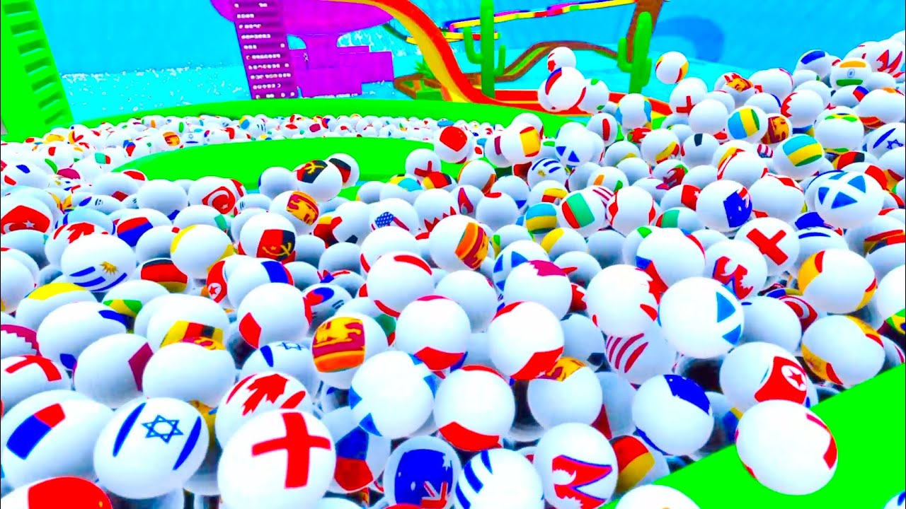 Marble Run Random Race! ASMR Marble World marblerun rollercoaster - YouTube