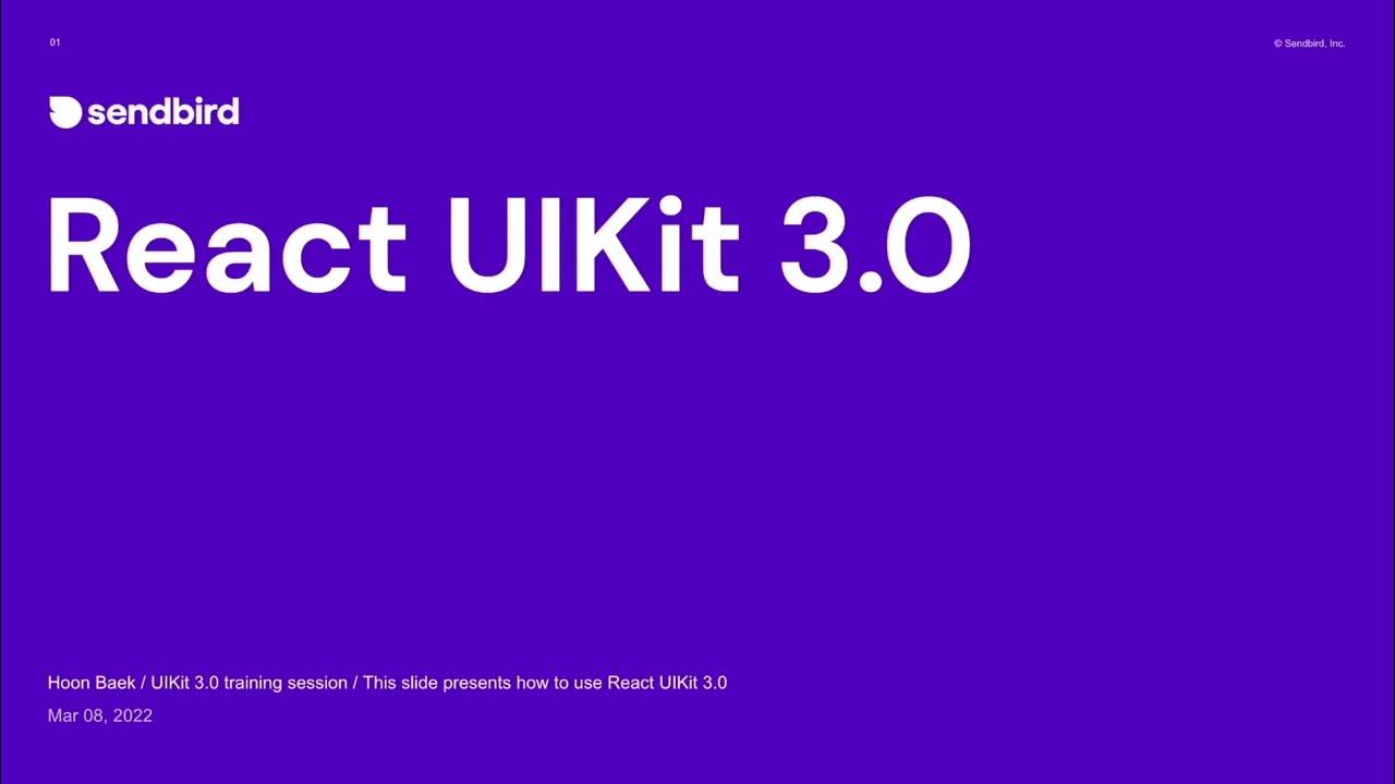 React Chat app: Build chat fast with Sendbird UIKit v3 | React Chat UIKit | Web apps chat (part ...
