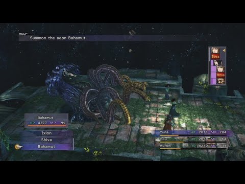 Final Fantasy X HD Remaster - Zanarkand - Yunalesca boss battle ...