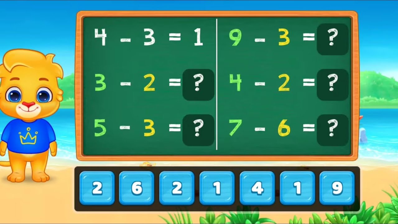 SUBTRACTION MATH WITH LUCAS AND FRIENDS - YouTube