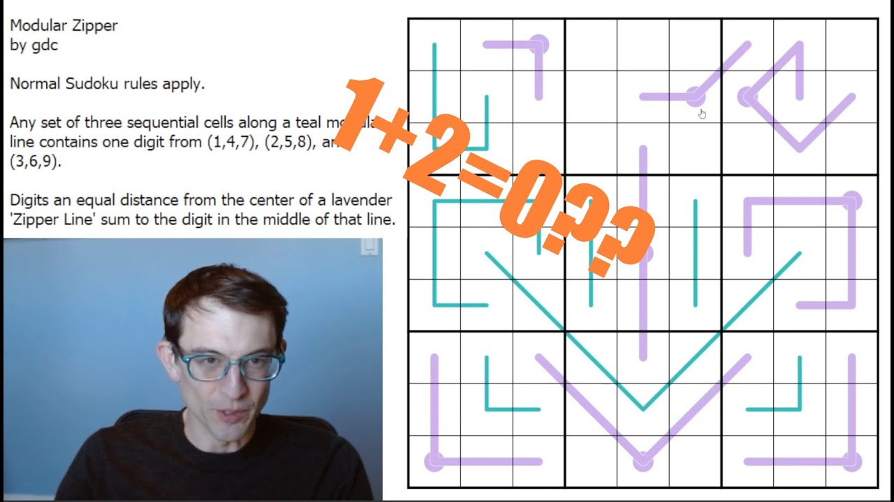 Sudoku Series: Modular Zipper by gdc - YouTube