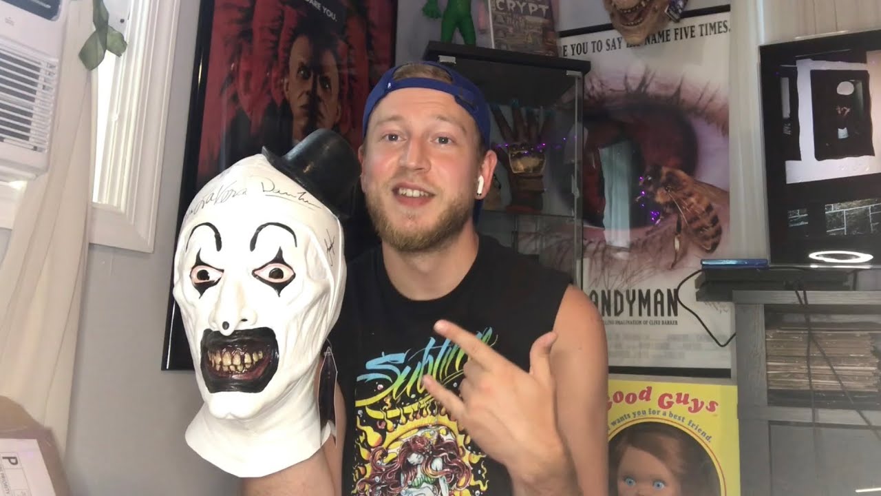 Terrifier 2 Art the Clown Trick or Treat Studios Signed Mask Unboxing 🤡 ...