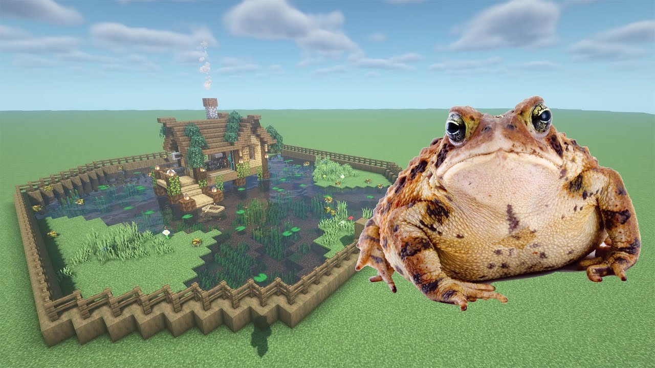 How To Make a Frog Farm in Minecraft PE - YouTube