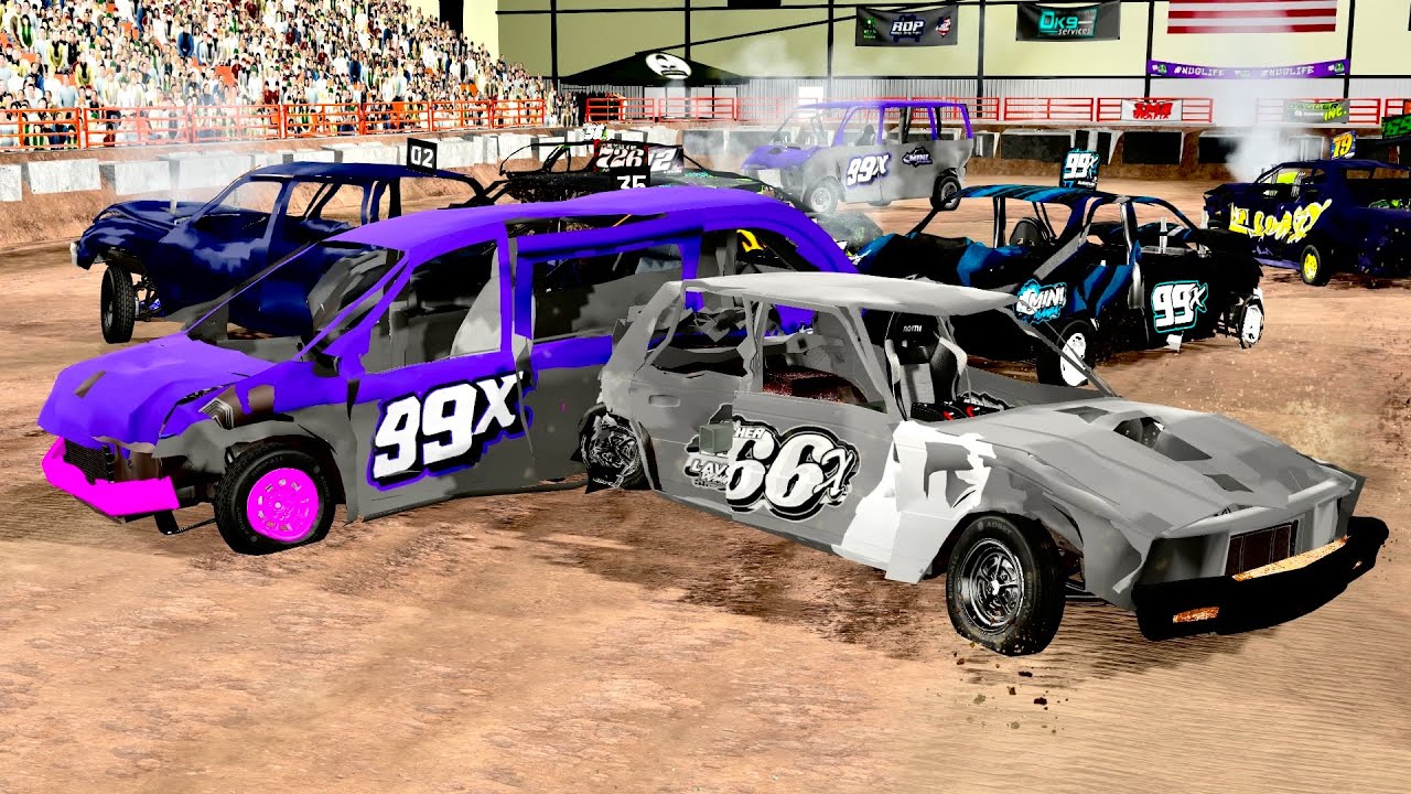 BeamNG Demolition Derby (MWFA) - YouTube