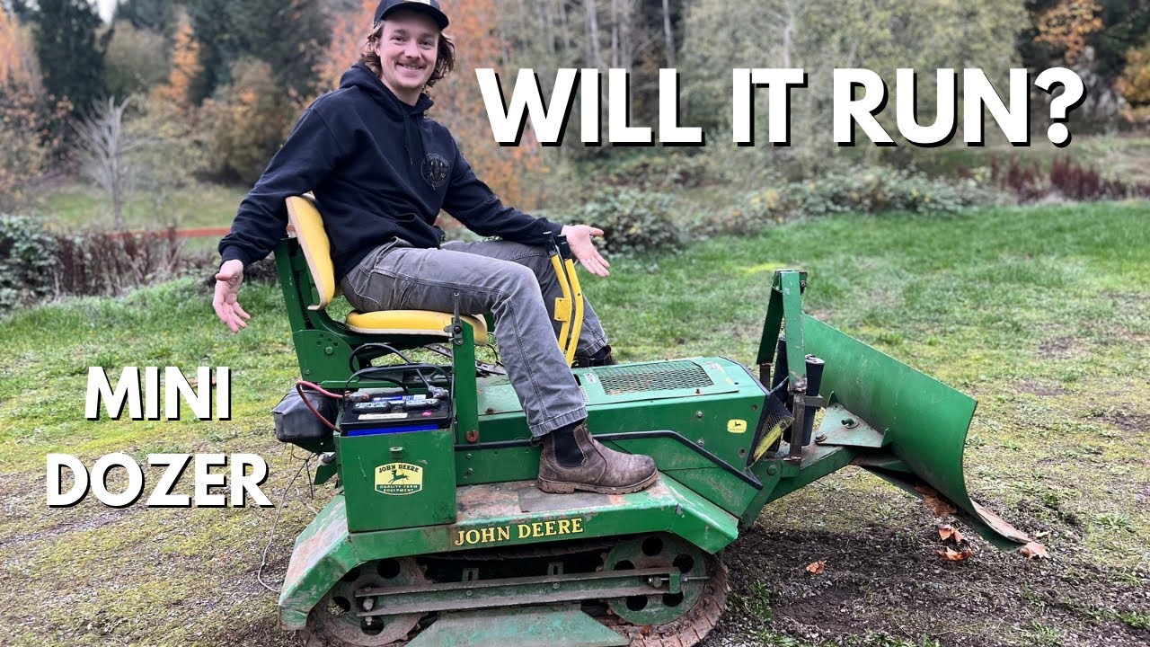 We Bought a Rare Mini Bulldozer. Will It Run? - YouTube