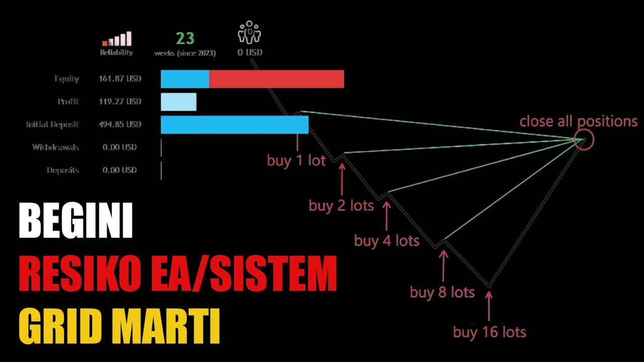BEGINI Resiko EA Sistem Grid Martingale - YouTube