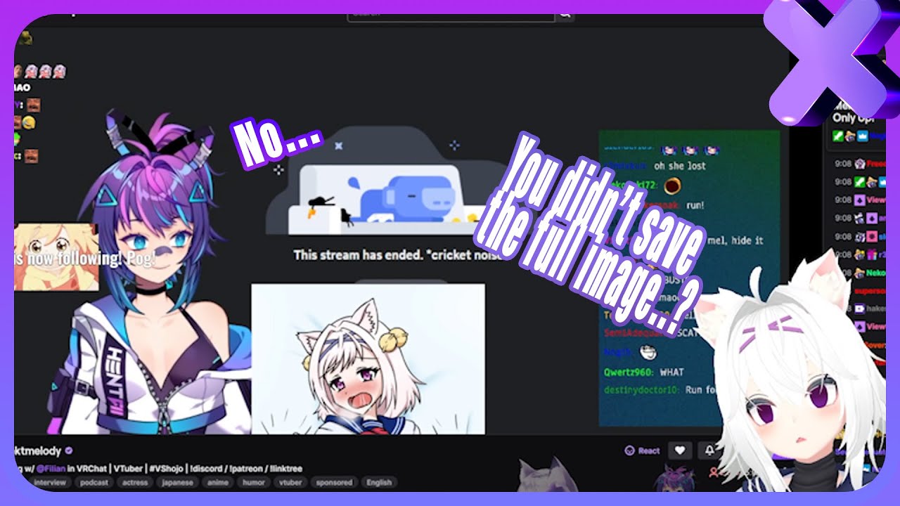 Filian Finds Out Melody Saves Sus Pics Of Her - YouTube