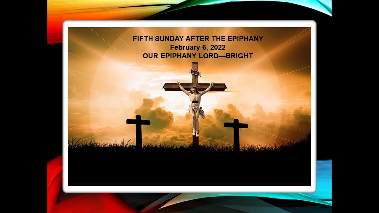 Worship Service "Fifth Sunday After Epiphany" - YouTube