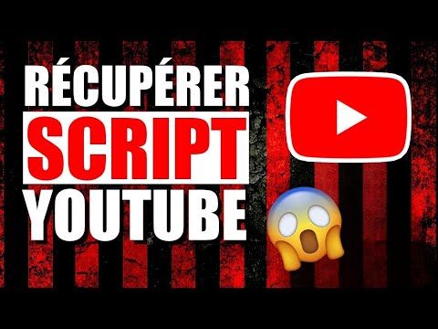 COMMENT RÉCUPÉRER SCRIPT D'UNE VIDÉO YOUTUBE | RÉCUPÉRER TEXTE D'UNE ...