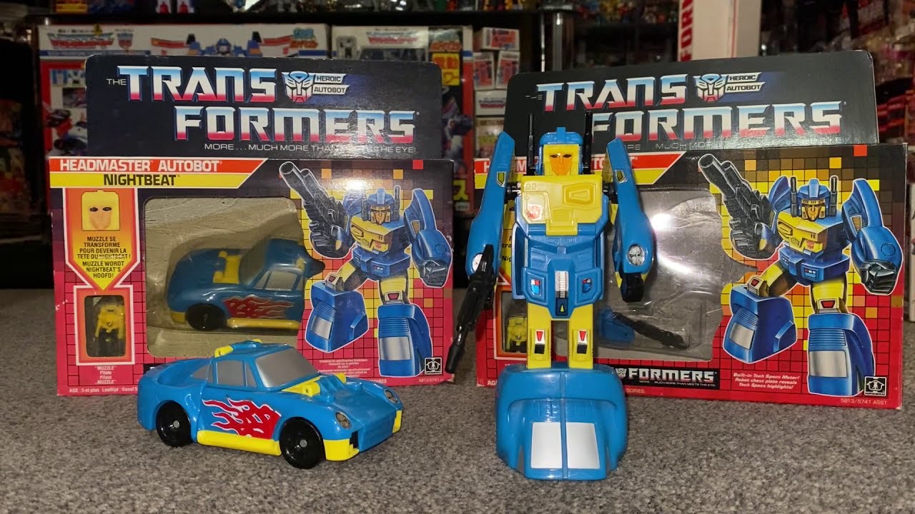 Transformers generation one complete Nightbeat collection. G1 vintage ...