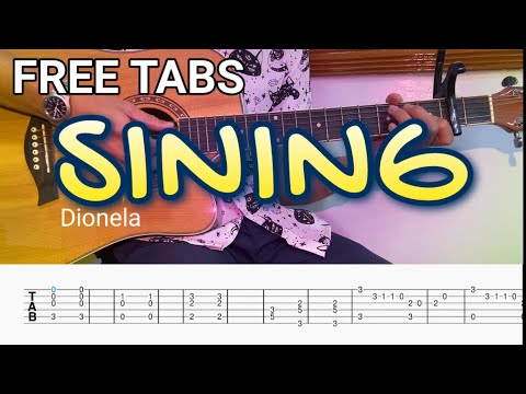FREE TABS - SINING by Dionela (Fingerstyle guitar) - YouTube