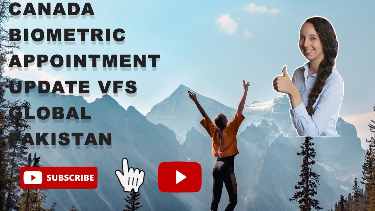 Canada biometric appointment update vfs global Pakistan - YouTube