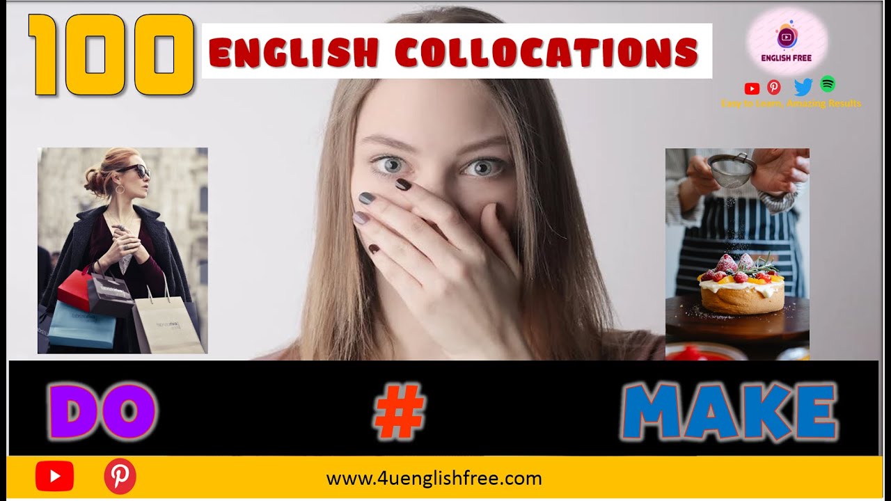 [2] ENGLISH COLLOCATIONS | DO vs MAKE (with examples) - YouTube