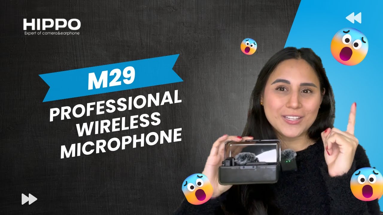M29 Professional Wireless Microphone Unboxing - HippoDigitalCo - YouTube