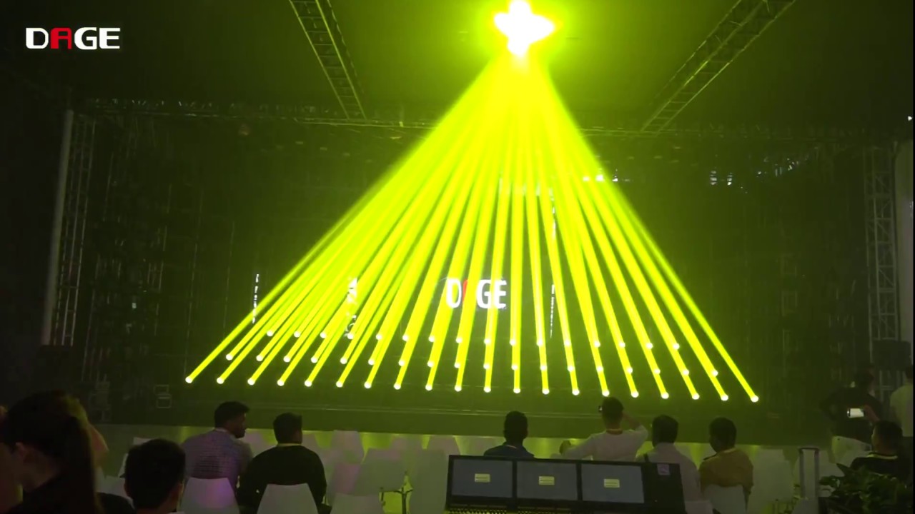 GET show 2018 DAGE stage lighting show - YouTube
