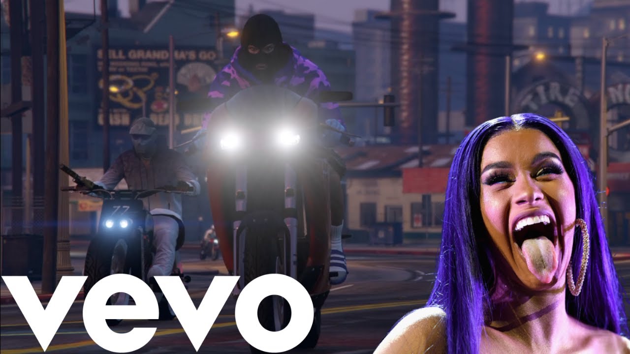 Cardi B - Up (GTA 5 Music Video) - YouTube