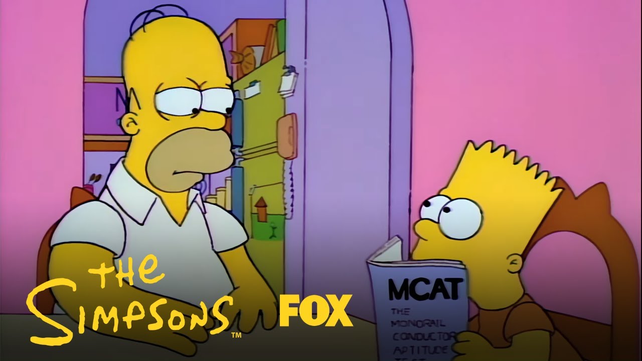 Catch Up: Monorail Conductor | The Simpsons - YouTube