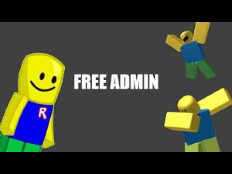 How to make a roblox free admin game - YouTube