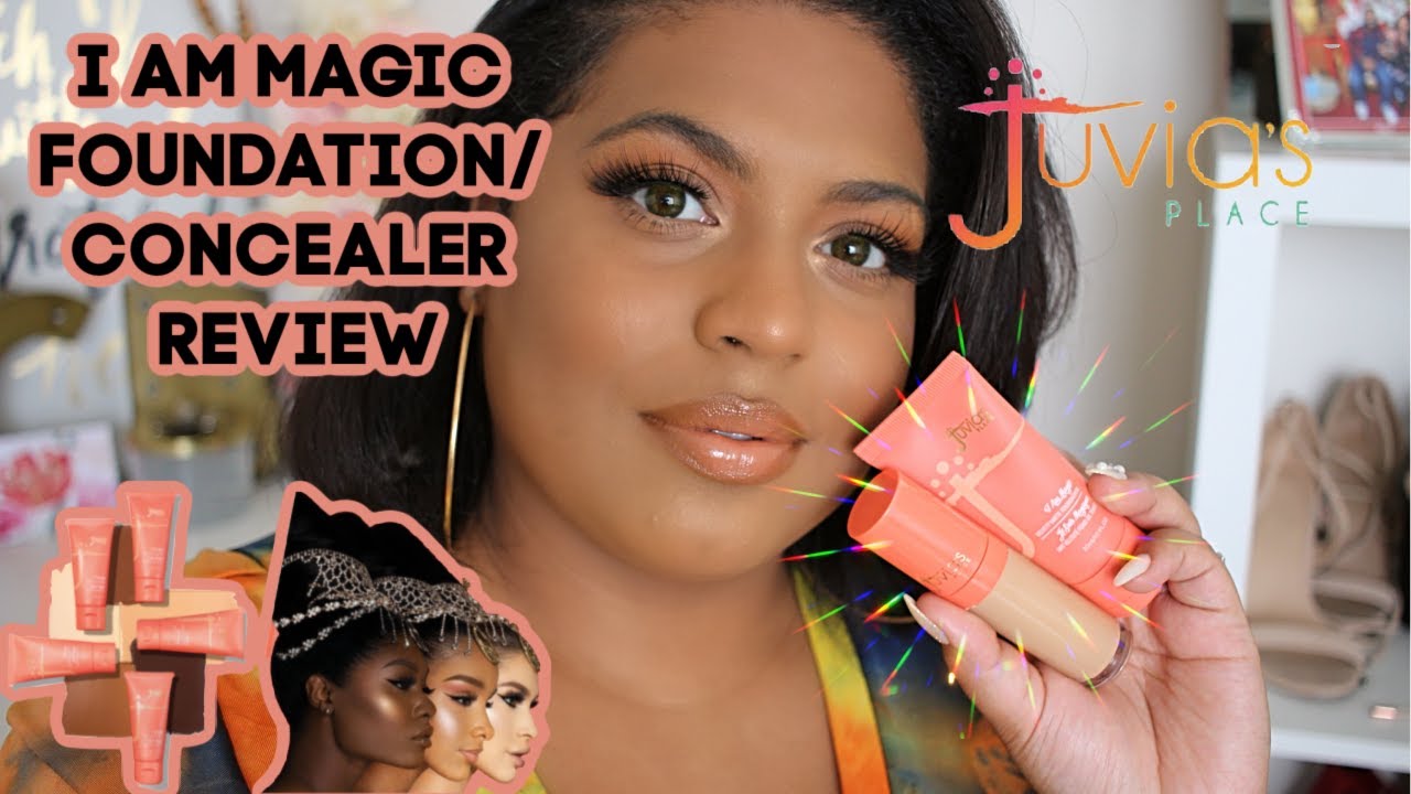 JUVIA'S PLACE I AM MAGIC FOUNDATION & CONCEALER REVIEW | PUNTA CANA ...