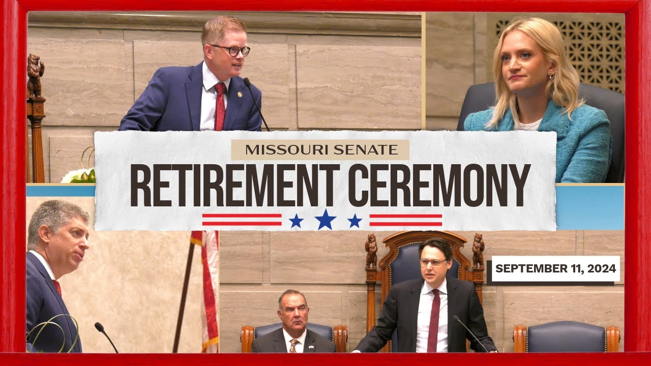 2024 Missouri Senate Retirement Ceremony - YouTube
