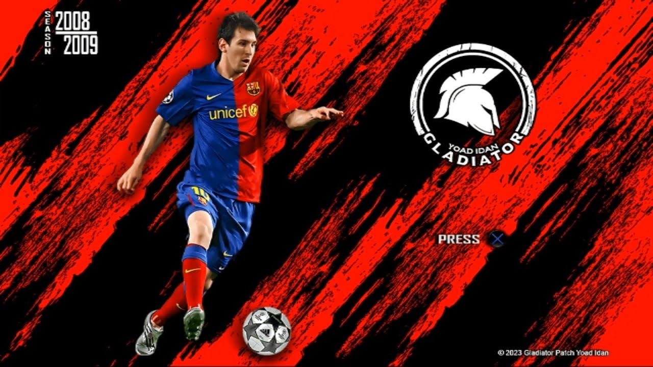 255 - PES 6 Gladiator Patch Season 2008-09 Gameplay - YouTube