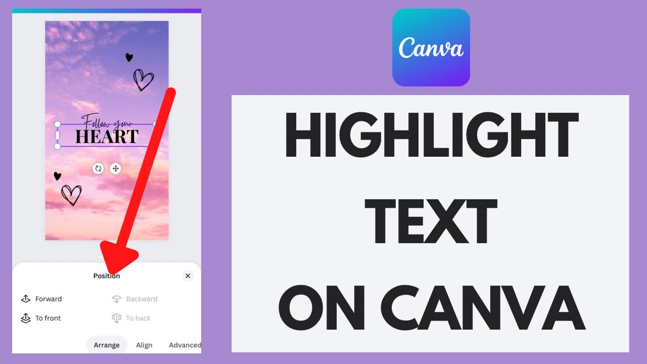 How to Highlight Text In Canva (STEP-BY-STEP!) - YouTube