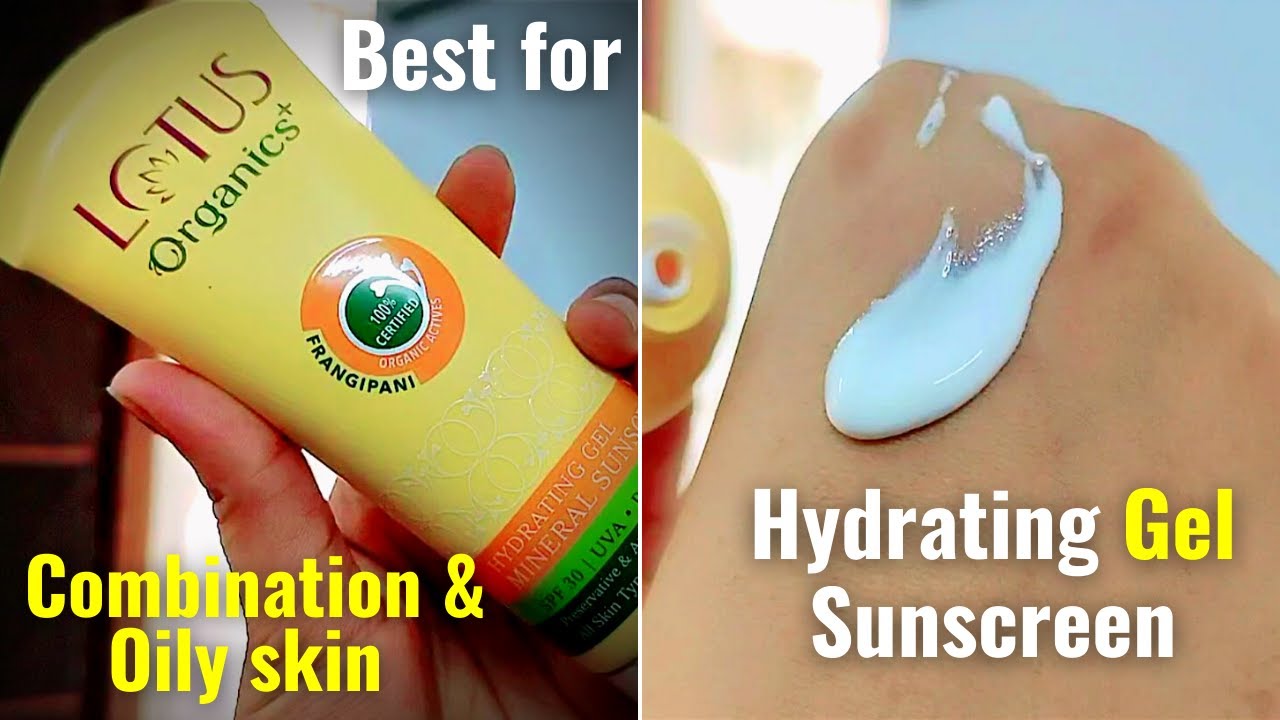 GEL BASED SUNSCREEN Lotus Organics+ Hydrating Gel Mineral Sunscreen SPF ...