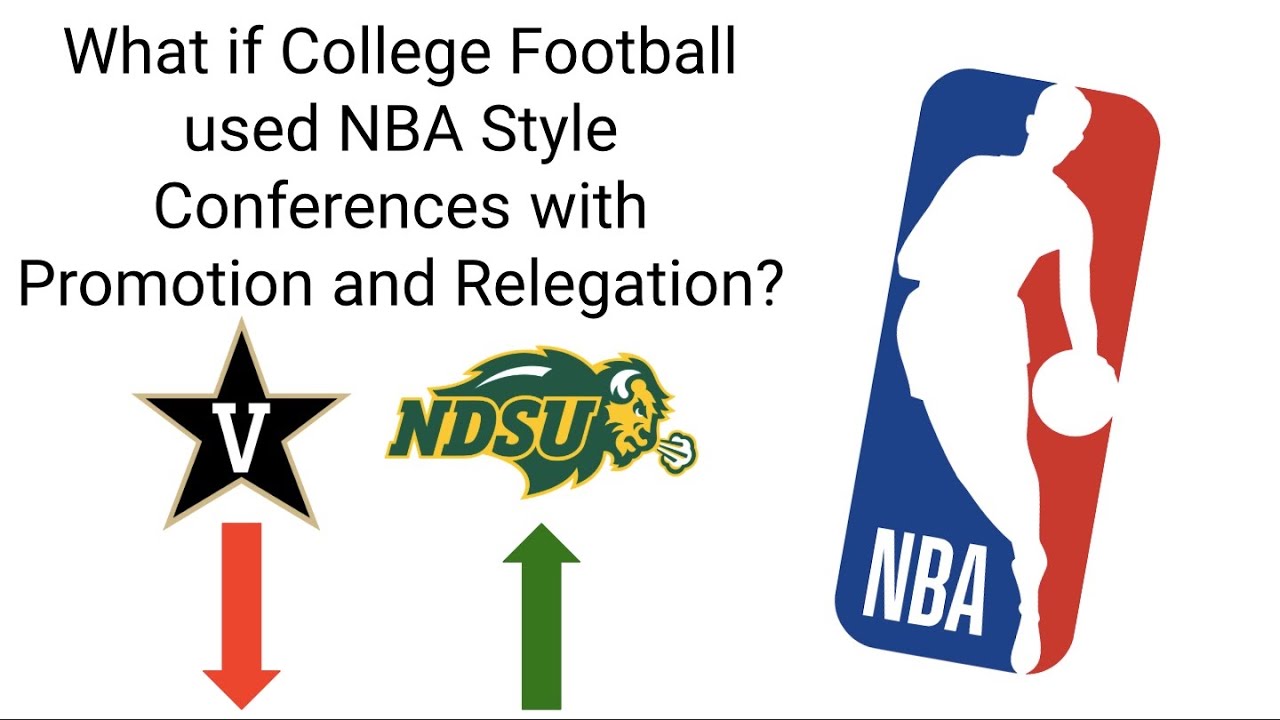 What if College Football used NBA Style Conferences with Promotion and ...
