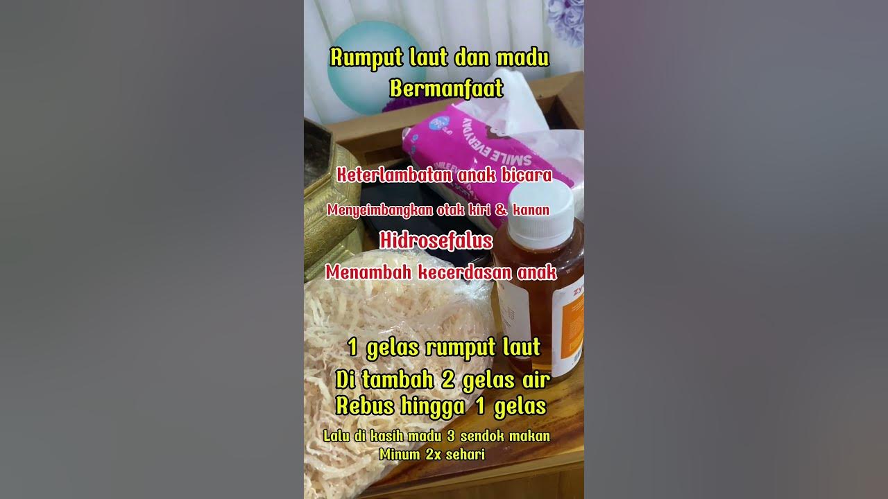 Manfaat rumput laut dan madu #pengobatanalternatif #hidupsehat #shorts #trending #obatalami ...