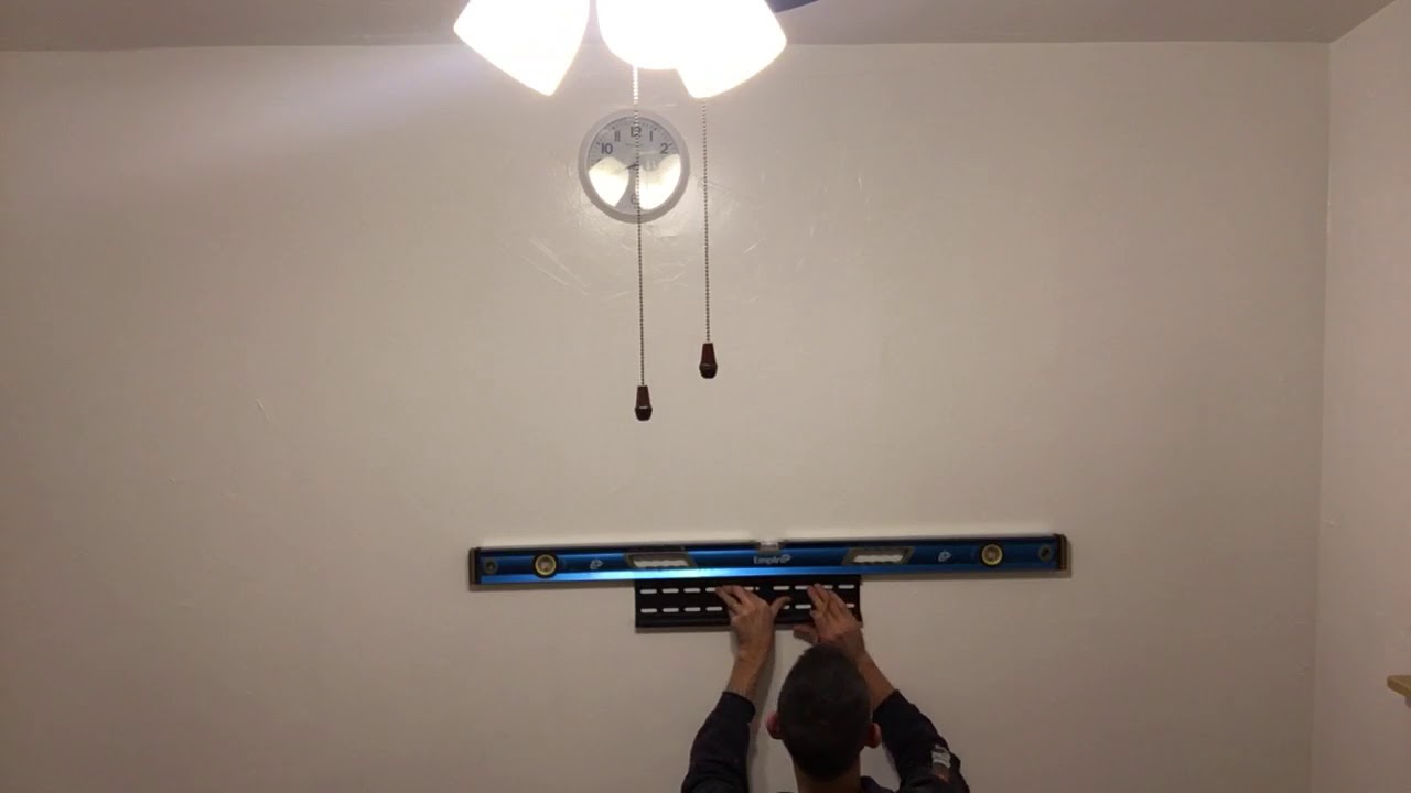 TV Wall Mount Mount-It! Professional Mounts Installation Part 3 - YouTube