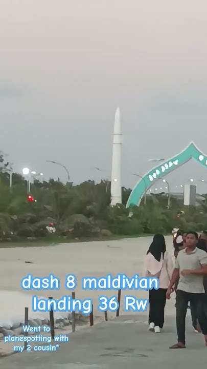 #maldivian dash 8 @Shadowsclassics3068 #airplane #planespotter #aviation #landing #fypシ゚viral# ...