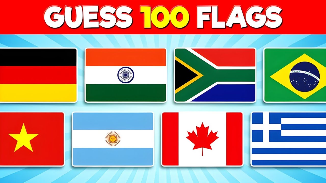 FLAG QUIZ! 🚩 Guess 51 Countries by Their Flags! 🌎 Can You Get Them All ...