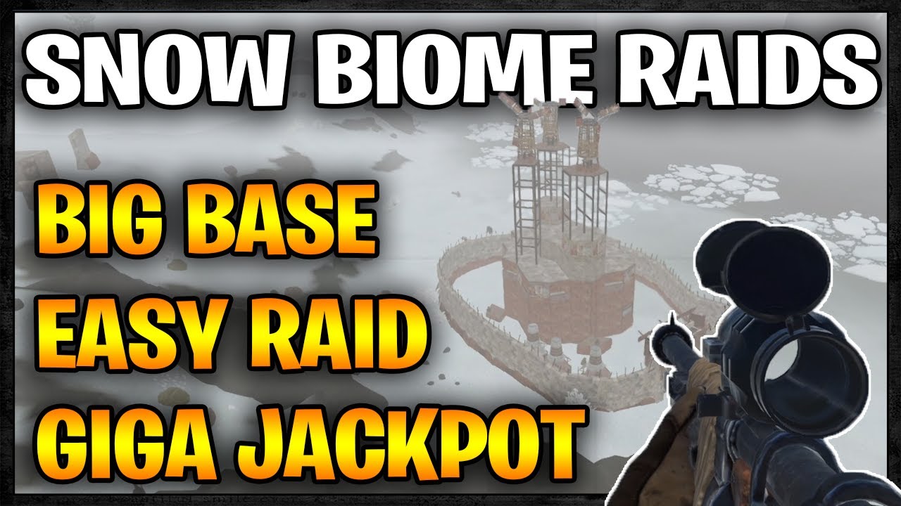 Almost Raiding EVERY BIG BASE in the Snow Biome | Rust Raid Diary 3 ...
