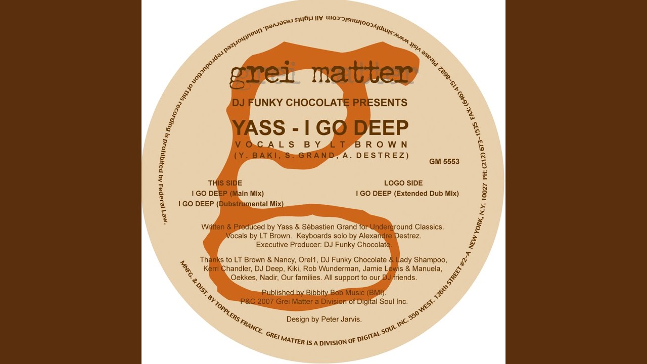 I Go Deep (Extended Dub Mix) - YouTube