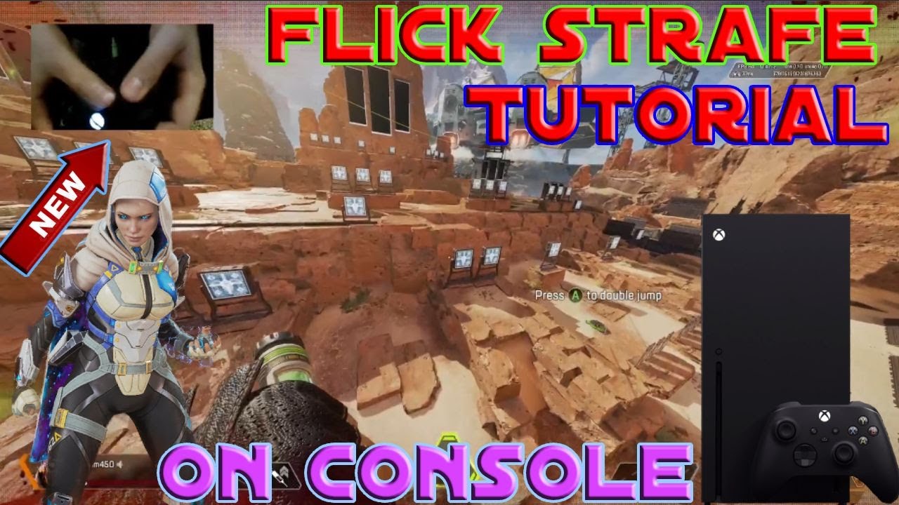 Apex legends HOW To Flick Strafe On CONTROLLER (Semi Tap strafe With ...