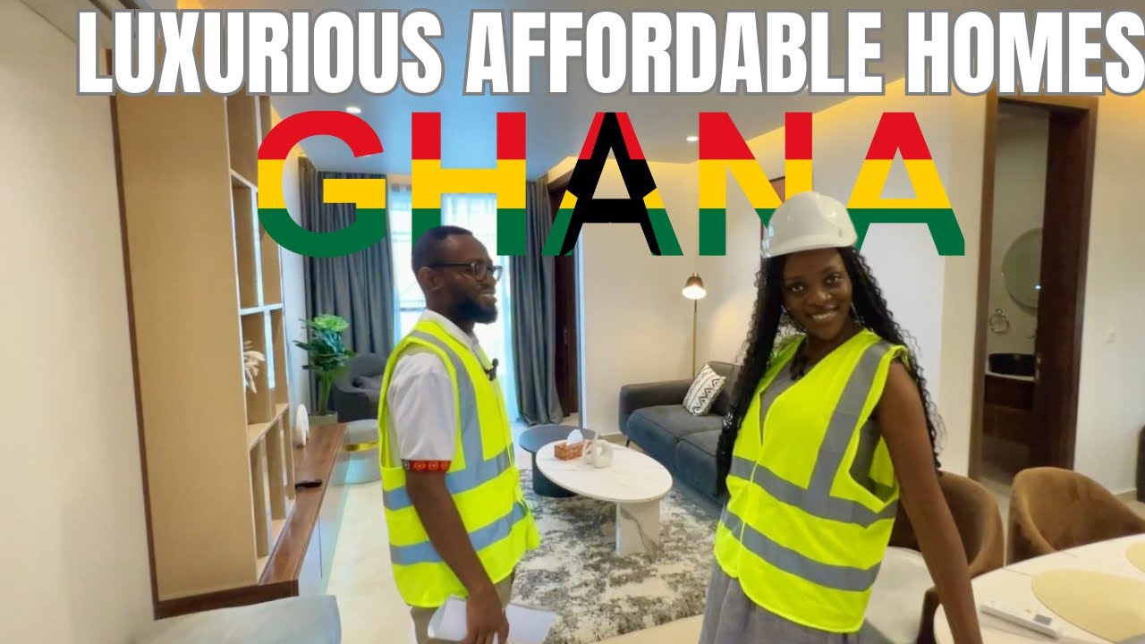 Crazy Affordable $100,000 homes in Accra Ghana / Building luxury houses ...