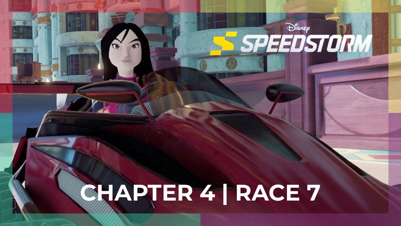 Disney Speedstorm | Chapter 4, Race 7 | Main Hall - The Castle | Mulan ...