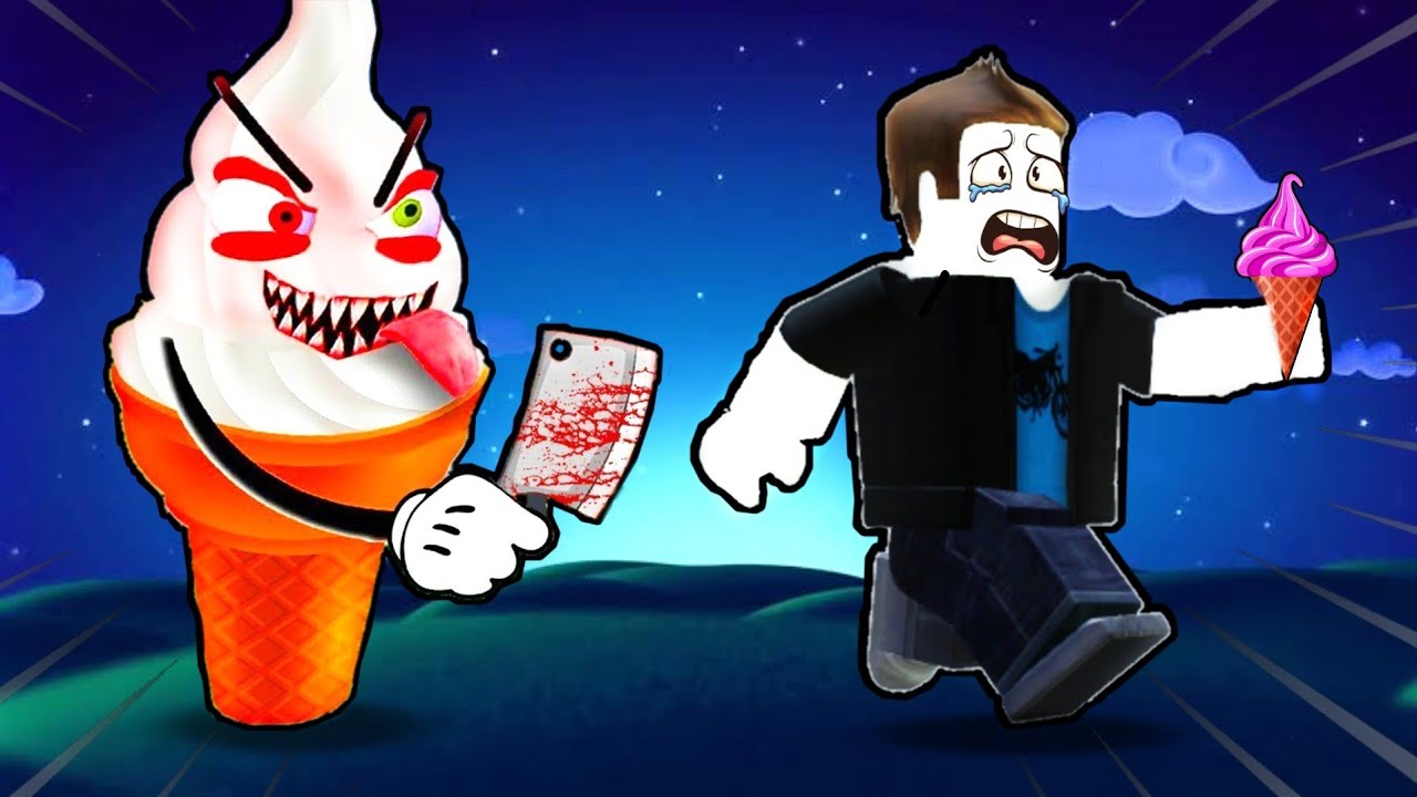 ESCAPING FROM THE HORROR ICECREAM FACTORY IN ROBLOX - YouTube