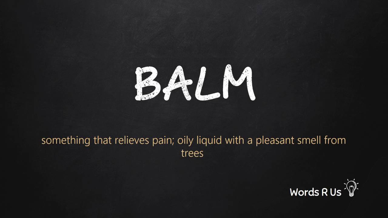 How to Pronounce BALM in American English - YouTube