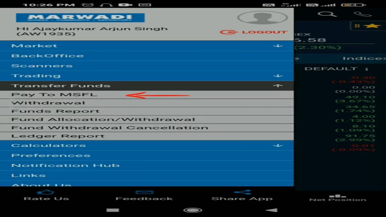 How to add Money in MSFL Connect App in Hindi | Marwadi Shares ...